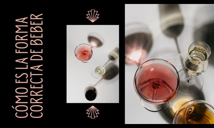 forma correcta de beber